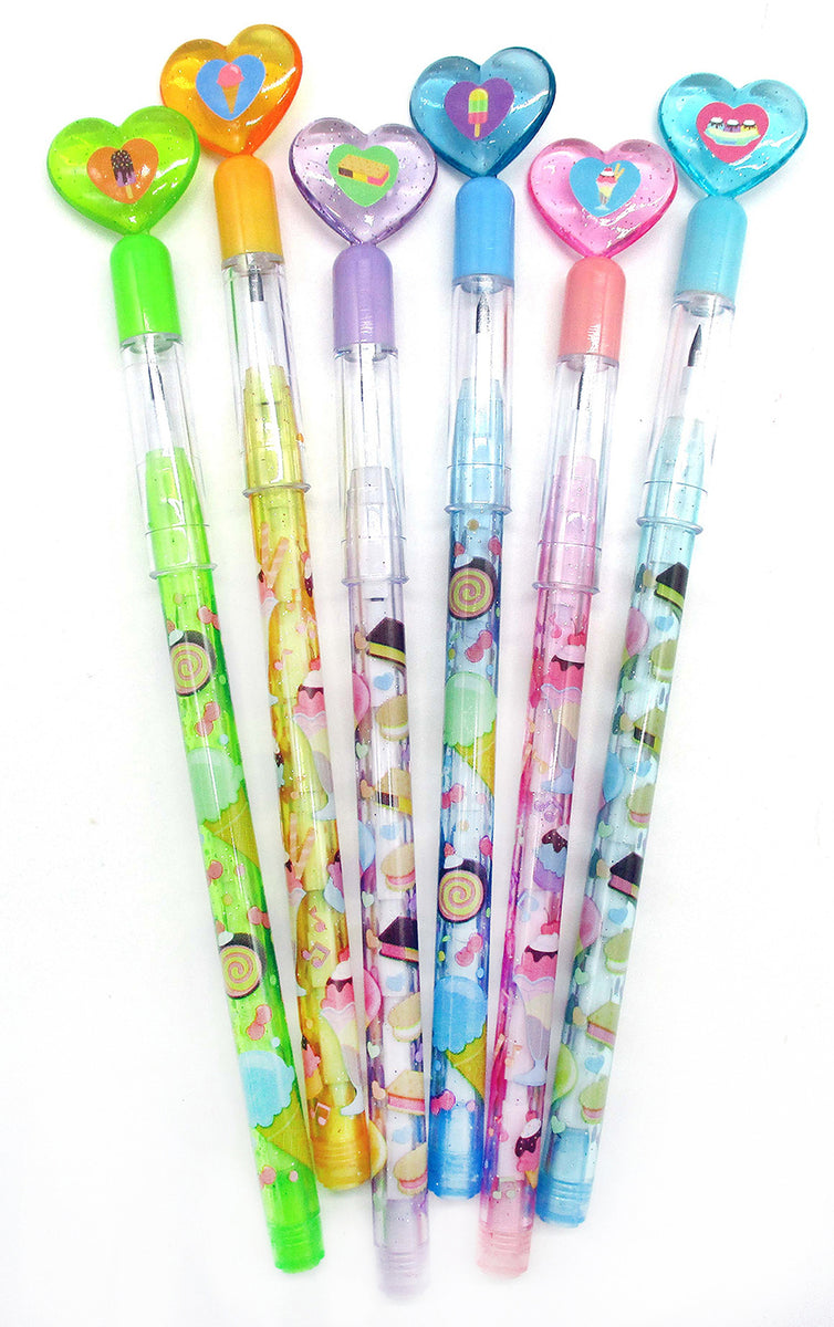 Ice Cream Stackable Point Pencils - Set of 6 – Tiny Mills®