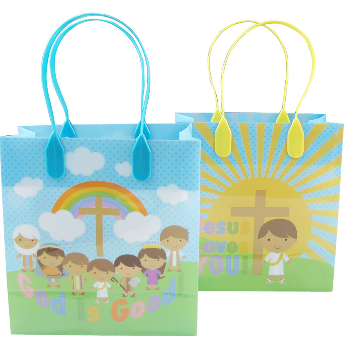 Jesus Loves You Religious Christian Themed Treat Bags Gift Bags - Set ...